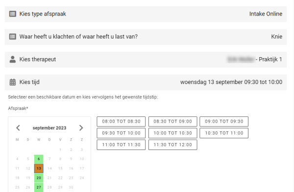 Wat houdt het online inplannen via de website in? - SpotOnMedics Academy