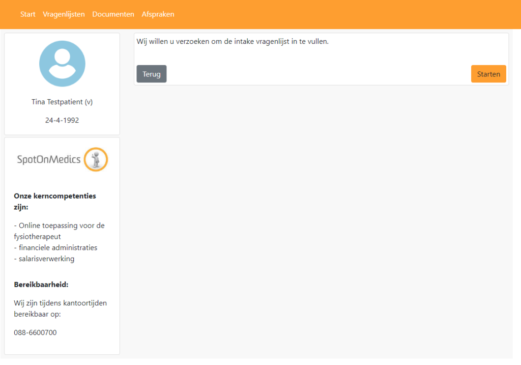 Handleiding patiëntenportaal - SpotOnMedics Academy